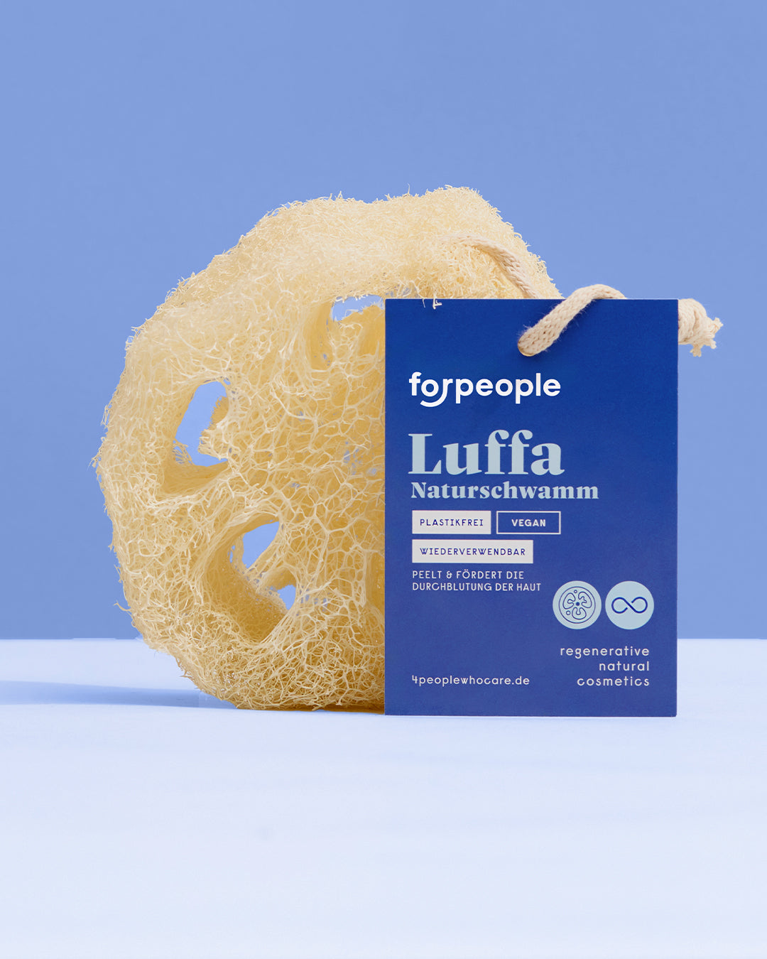 Natural loofah sponge – plastic-free exfoliating sponge for body care ...